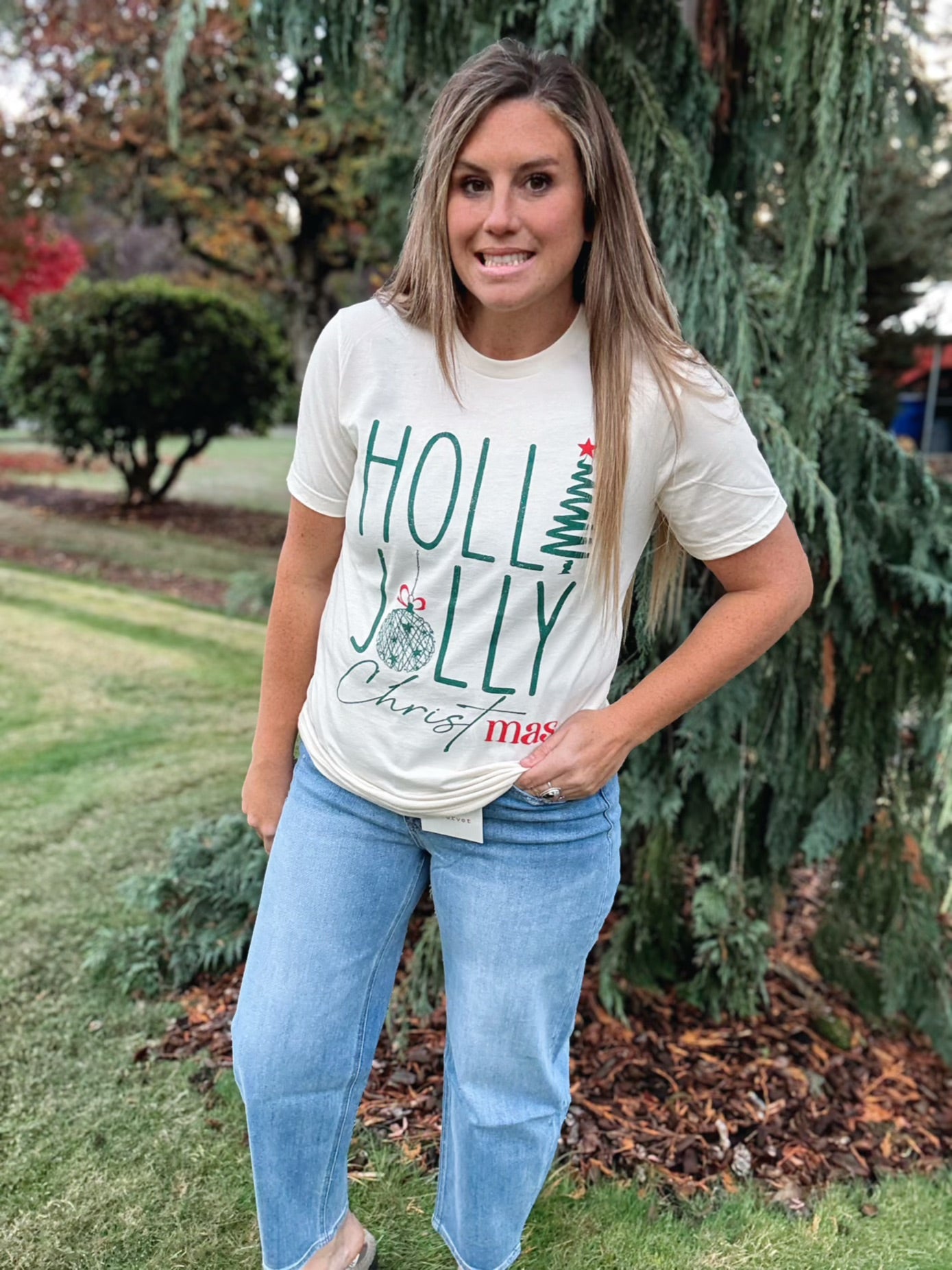 Holly Jolly Graphic – Baileymay's Boutique Inc
