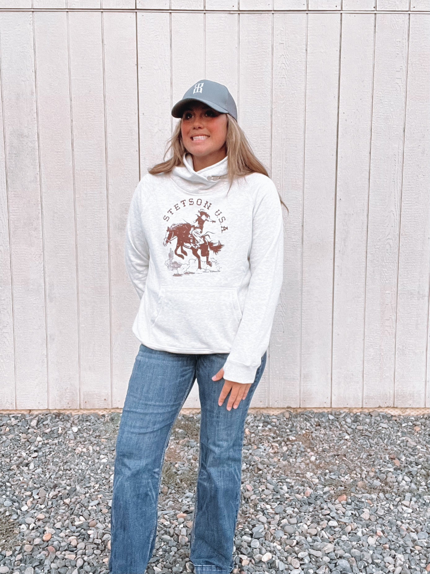 Lady Bronc Rider Hoodie – Baileymay's Boutique Inc